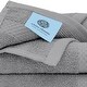 White Classic Luxury Cotton 8Pc Multi Size Towel Set [2 Bath Towels, 2 ...